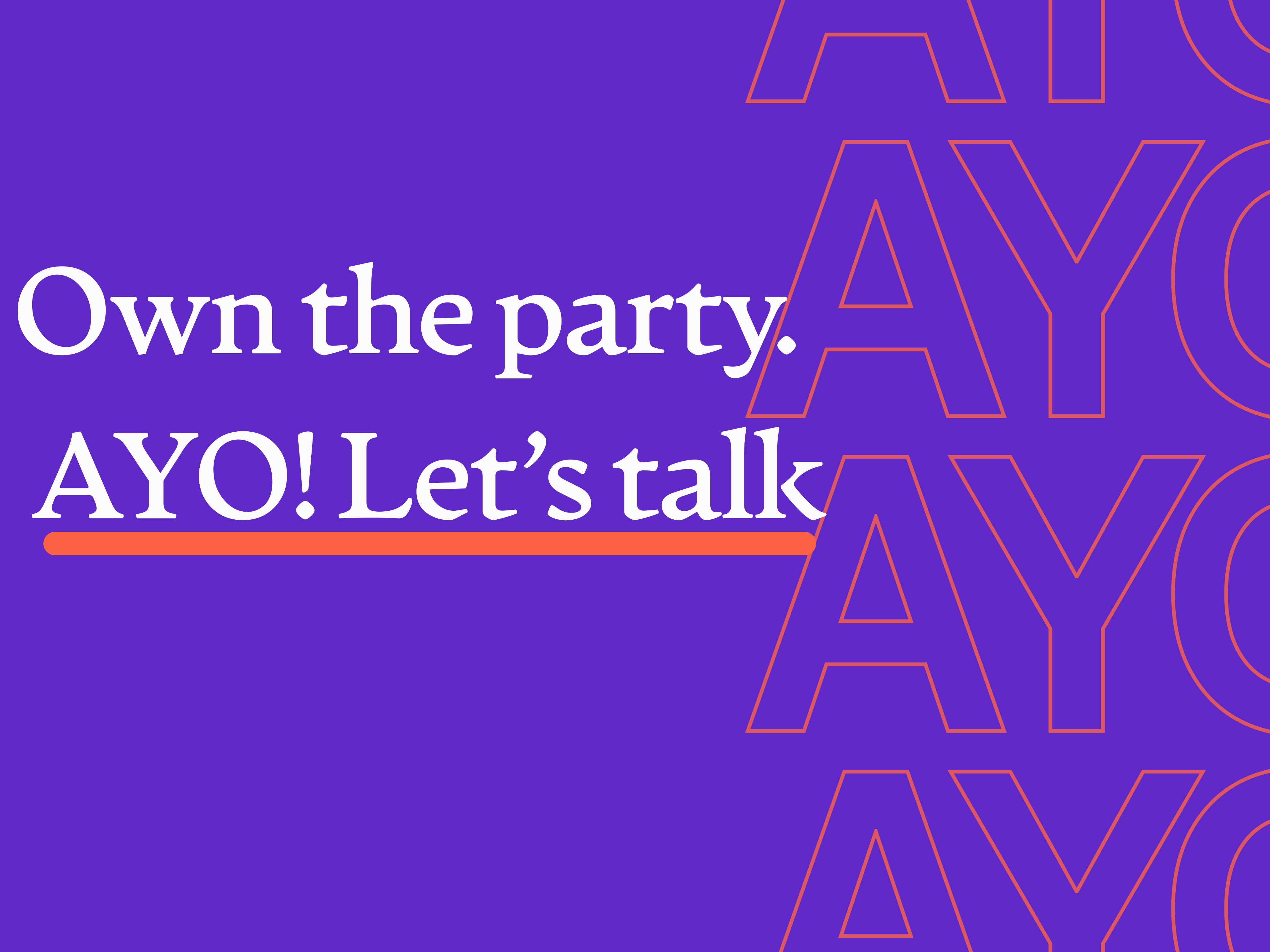 AYO | Meet people at parties